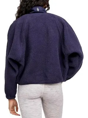 Free People Hit The Slopes Fleece Jacket Eclipse