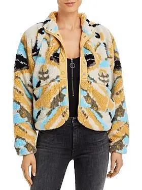 Free People Rocky Ridge Fleece Jacket Meadow