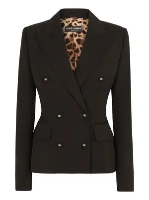 DOLCE & GABBANA Dolce & Gabbana Double-Breasted Wool Blazer