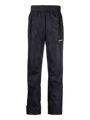 OFF-WHITE High-waisted Diag Track Pants
