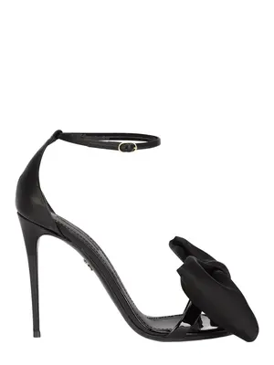 Dolce & Gabbana Bow Detail Sandals - Black