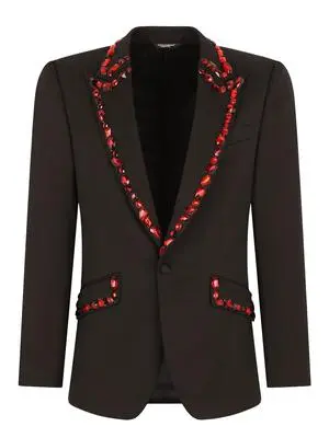 DOLCE & GABBANA Sicilia-fit Rhinestone-embellished Suit