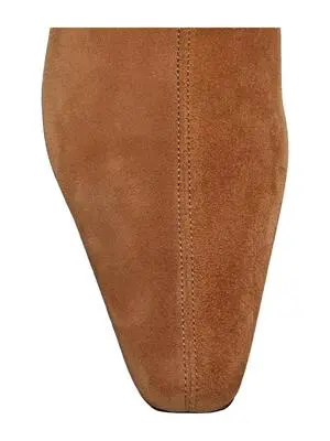 Staud Wally Suede Knee-high Boots - Tan