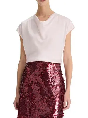 Vince Vince Cowl Neck Silk Blouse Ballet