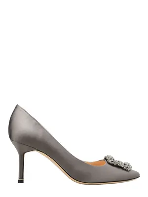 Manolo Blahnik Manolo Blahnik Hangisi 70mm Pump Gray