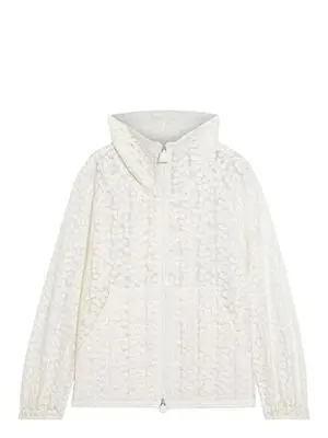 Akris Embroidered Organza Jacket - Ivory