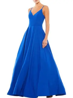 Mac Duggal Ieena A-line Gown Royal