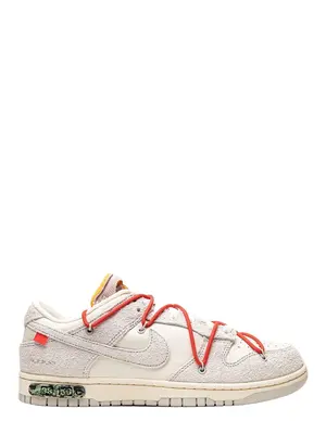 Nike X Off White Dunk Low Lot 33 Sneakers - Neutrals