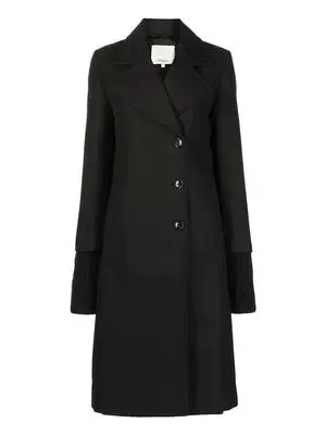 3.1 Phillip Lim Notched-collar Double-breasted Coat - Black