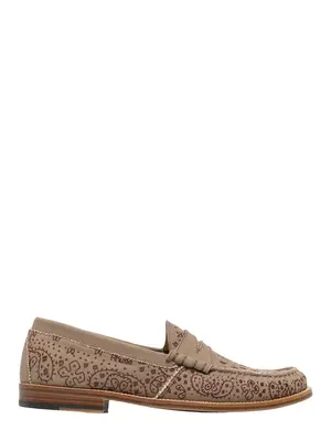 Rhude Bandana-print Low-heel Loafers - Brown