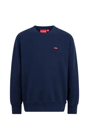 Supreme Small Box Logo Crewneck Sweatshirt - Blue