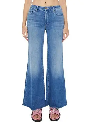 MOTHER The Roller High Waist Wide Leg Jeans - Work Hard Play Hard