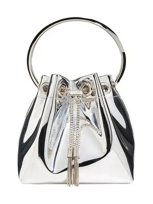 JIMMY CHOO Bon Bon Bucket Bag - Silver