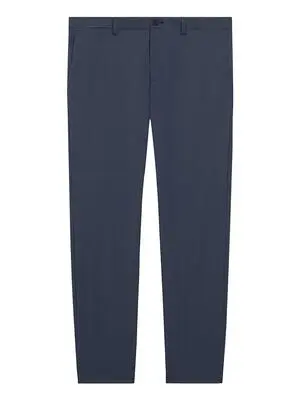 Theory Zaine Precision Ponte Slim-Straight Chino Pants Finch