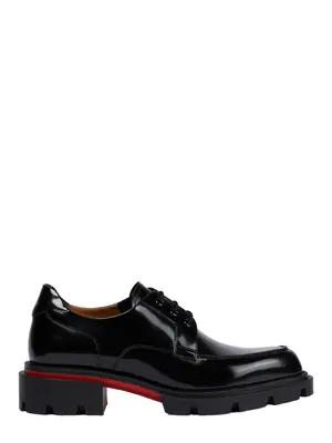 CHRISTIAN LOUBOUTIN Our Georges Lace-up Shoes - Black