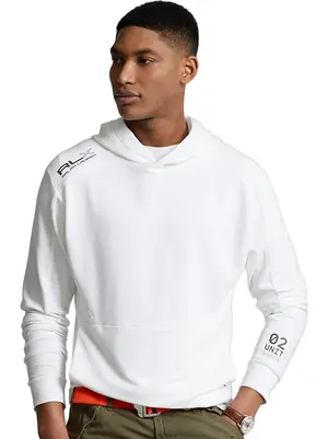 Ralph Lauren French Terry Hoodie White