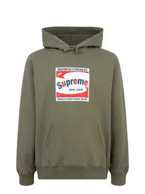 Supreme Graphic-print Hoodie - Green