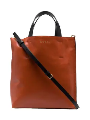 Marni Marni Museo Color-Block Tote Bag Blue