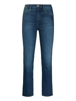 FRAME Le High Straight Leg Jeans - Blue
