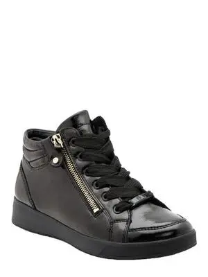 ARA Rei High Top Sneaker - Black Patent
