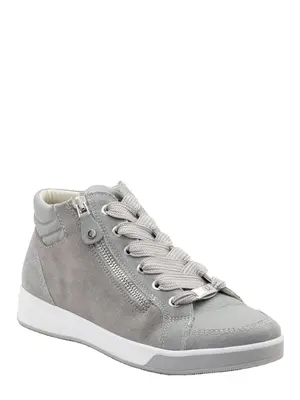 ARA Ara Rei High Top Sneaker Oyster Suede/glitter