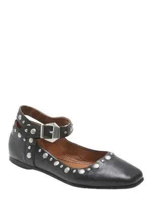 Free People Mystic Mary Jane Flats - Black