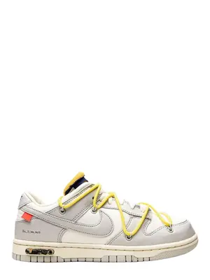 Nike X Off White X Off-white Dunk Low Lot 27 Sneakers - Grey