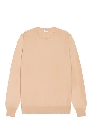 GHIAIA Cashmere Crewneck - Camel