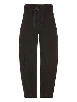 LEMAIRE Twisted Belted Pants - Black