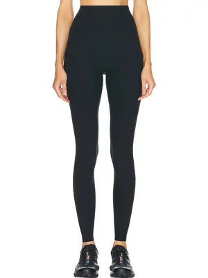 Beyond Yoga Spacedye Vitalize Full Length Legging In Black - Darkest Night