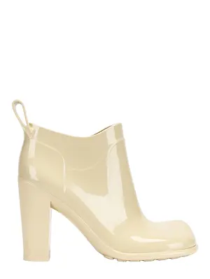 Bottega Veneta Rubber Ankle Boots - Sea Salt