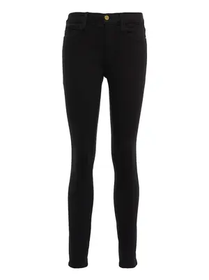 FRAME Le High Skinny Jeans - Black
