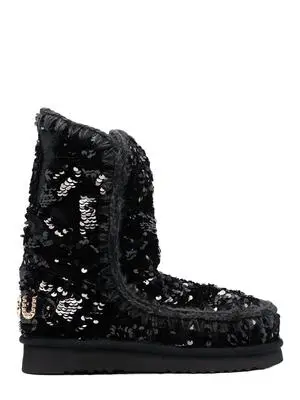 Mou Eskimo 24 Sequin Boots - Black