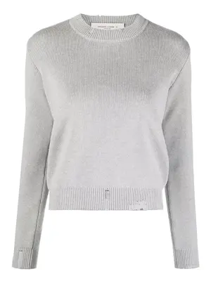 GOLDEN GOOSE Cotton-blend Jumper - Grey