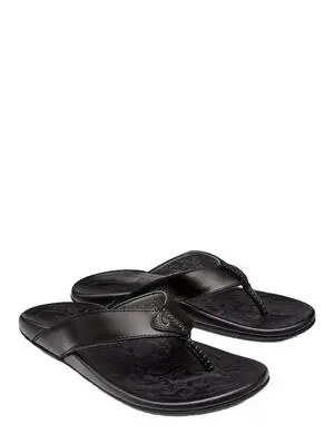 Olukai OluKai Mekila Flip Flop Black/black