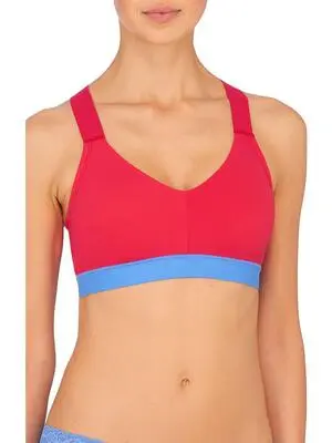 Natori Dynamic Racerback Sport Bralette Sunset/ Blu