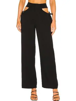 Superdown Benny Cut Out Pants - Black