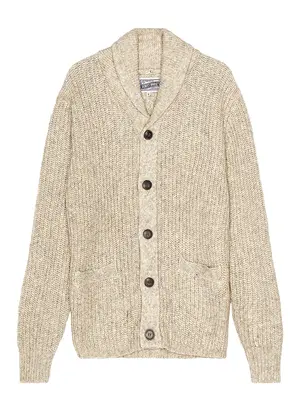 SCHOTT Yak Blend Cardigan - Limestone