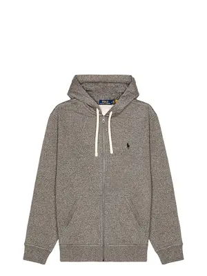 Ralph Lauren Fleece Full-Zip Hoodie Alaskan Heather