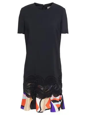 Emilio Pucci Printed Mini Dress - Black