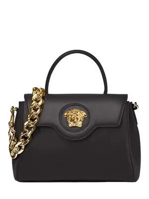 Versace La Medusa Top-handle Bag - Black