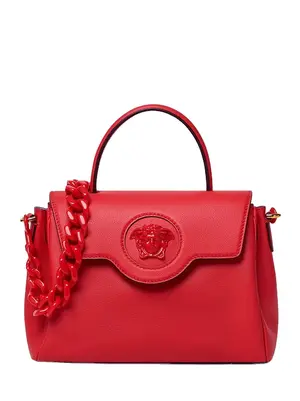 Versace Versace La Medusa Top-Handle Bag Red
