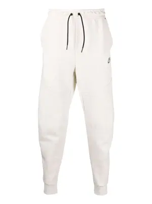 Nike Swoosh Logo Detail Track Pants - Neutrals