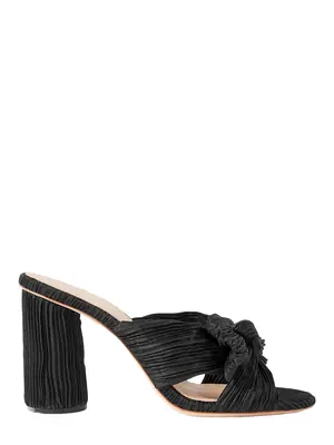 LOEFFLER RANDALL Loeffler Randall Penny Bow-Embellished Mules Black