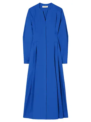 Tory Burch Tory Burch Cotton Poplin Shirtdress Blue Night