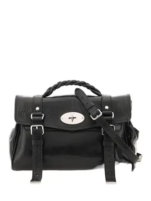 Mulberry MULBERRY Alexa Medium Wrinkled Leather Bag Black