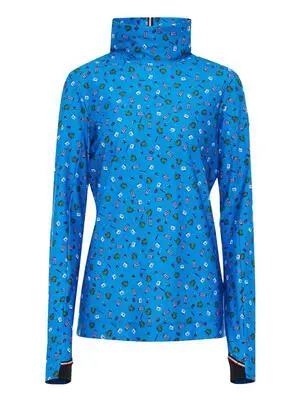 Moncler X Naj-oleari Printed Ski Top - Blue
