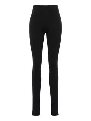 TOTEME Zip High-rise Leggings - Black
