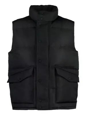Alexander McQueen Graffiti-print Padded Gilet - Black