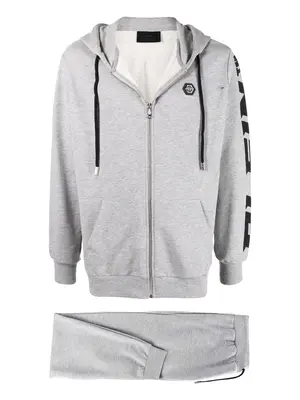 Philipp Plein Logo-print Tracksuit Set - Grey